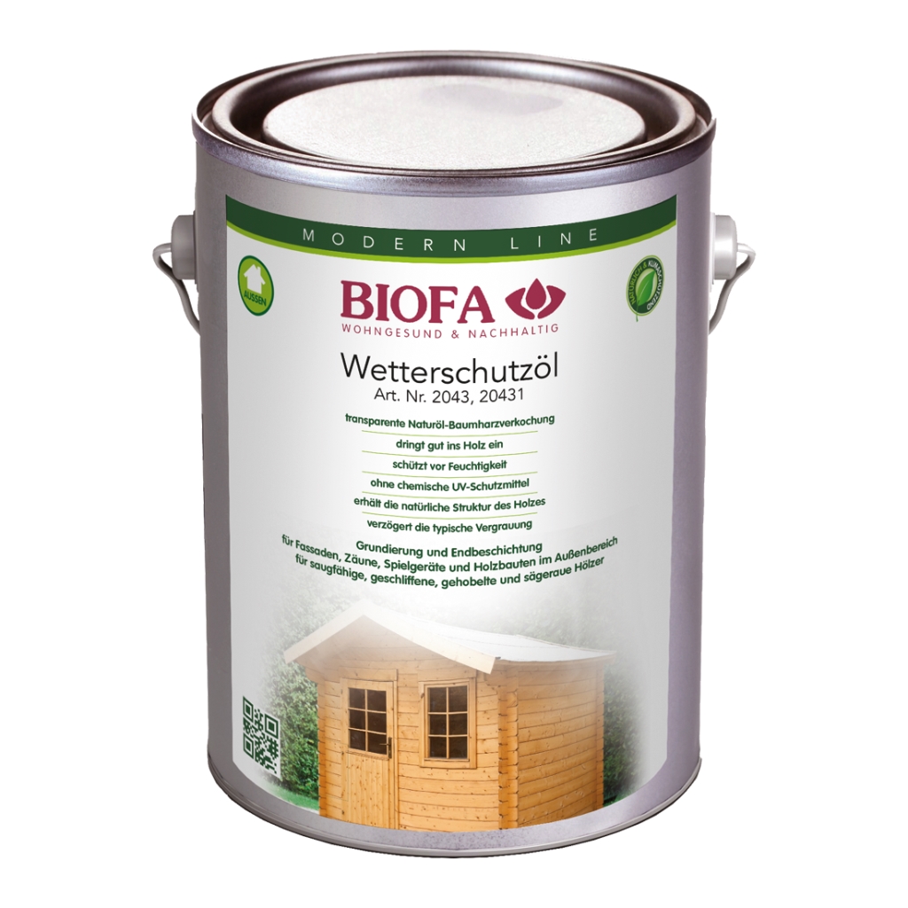 Farben Morscher – Onlineshop – BIOFA Wetterschutzöl 2043